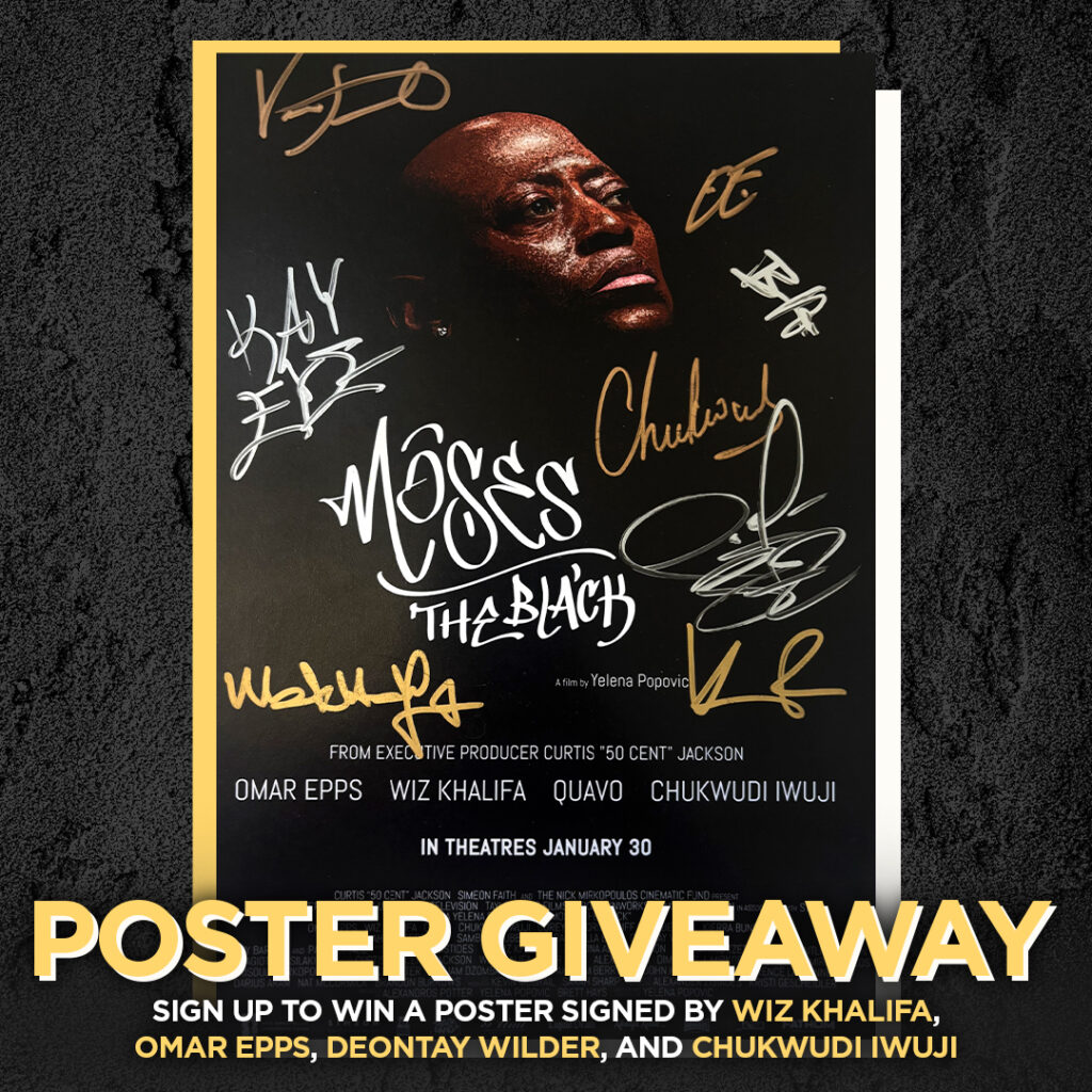 Moses the Black Signed Poster Giveaway - Fathom Entertainment